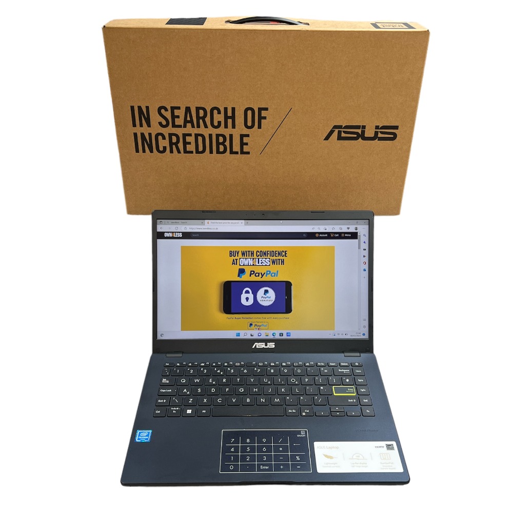 Pre-owned Asus E410M Laptop - 4GB RAM Intel Celeron N4020 CPU @ 1.10GHz ...